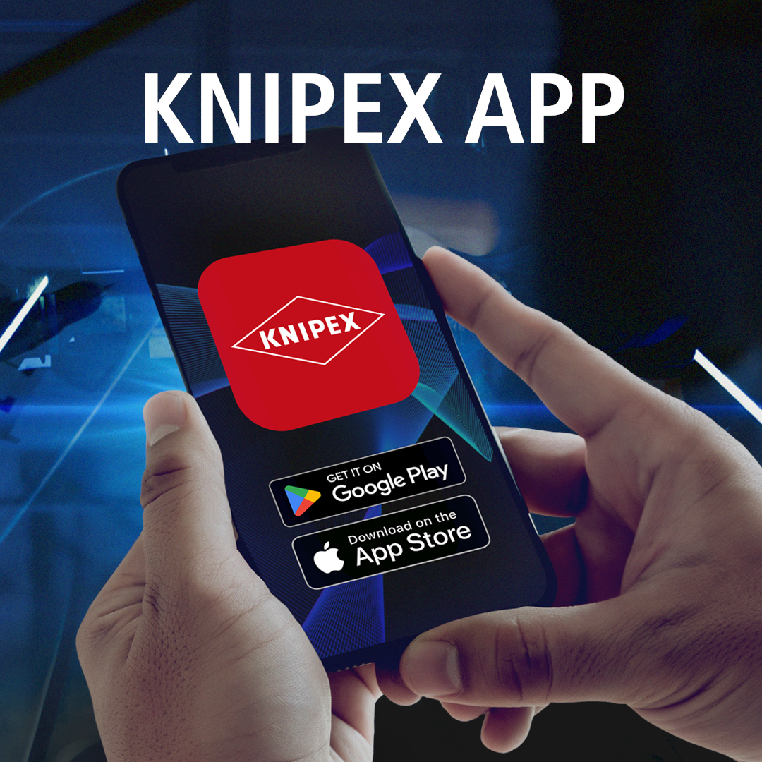 New in the app stores the KNIPEX pliers finder for professionals