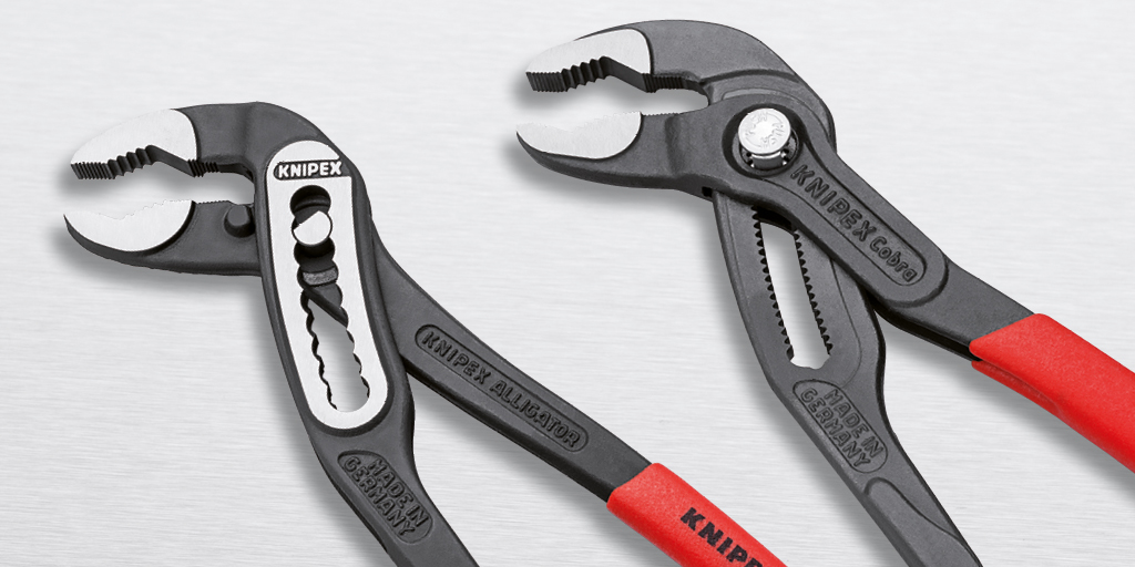 KNIPEX Cobra® & KNIPEX Alligator® - Wasserpumpenzangen im Vergleich